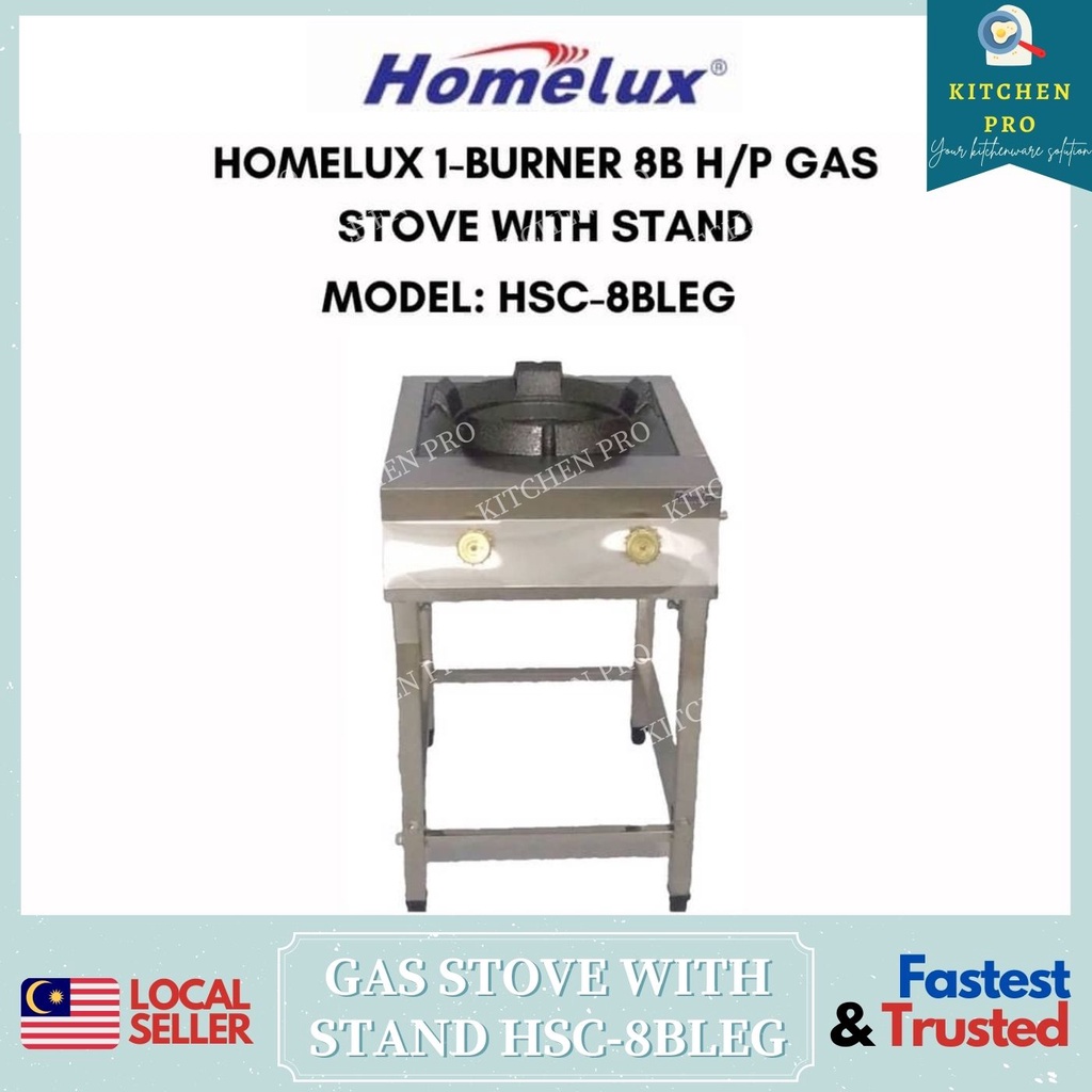 𝐊𝐈𝐓𝐂𝐇𝐄𝐍 𝐏𝐑𝐎 | HOMELUX HSC-8BLEG 1-Burner High Pressure Gas Stove With ...