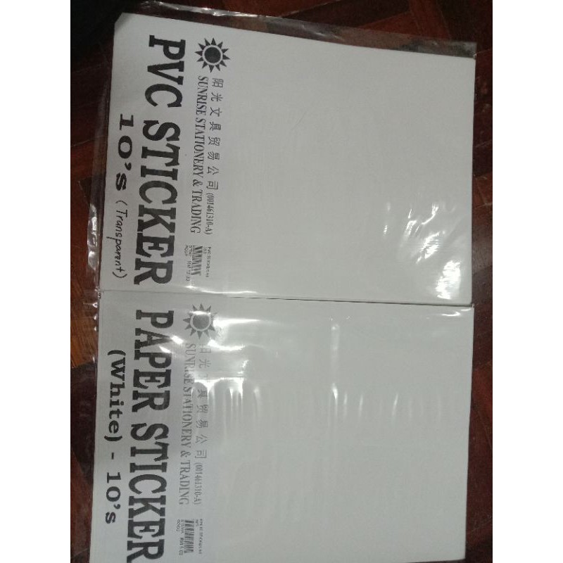 PVC TRANSPARENT STICKER | Shopee Malaysia
