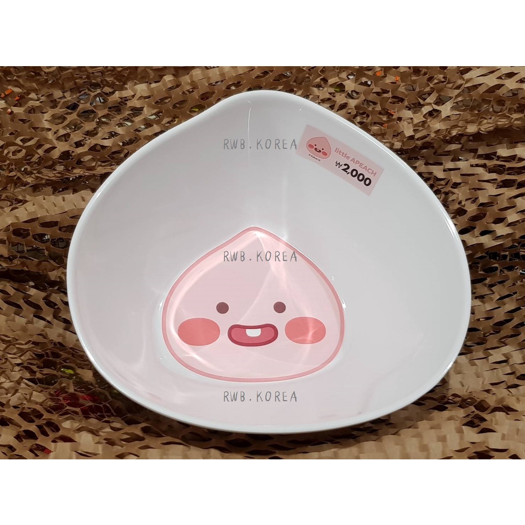 🎀DAISO KOREA x KAKAO LITTLE FRIENDS Ryan & Apeach Lunch Box/ Spoon Case ...