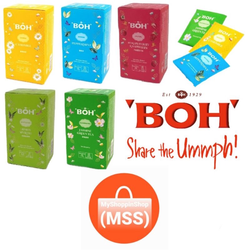 BOH TEA HERBS & FRUITS/ TEH BOH (LOOSE PACK) 1 FOIL 2GM TEABAG | Shopee ...