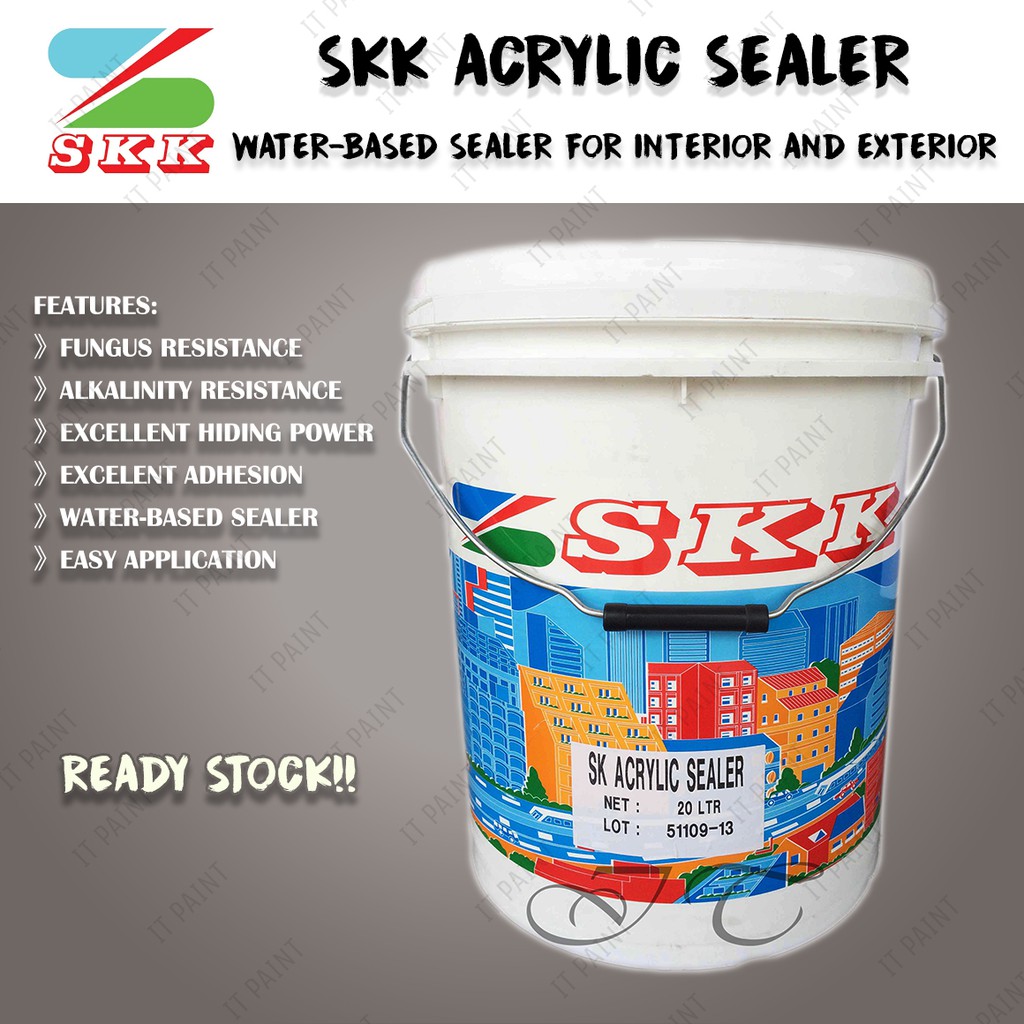 SKK Acrylic Sealer for interior and exterior; Water based sealer 20L ...