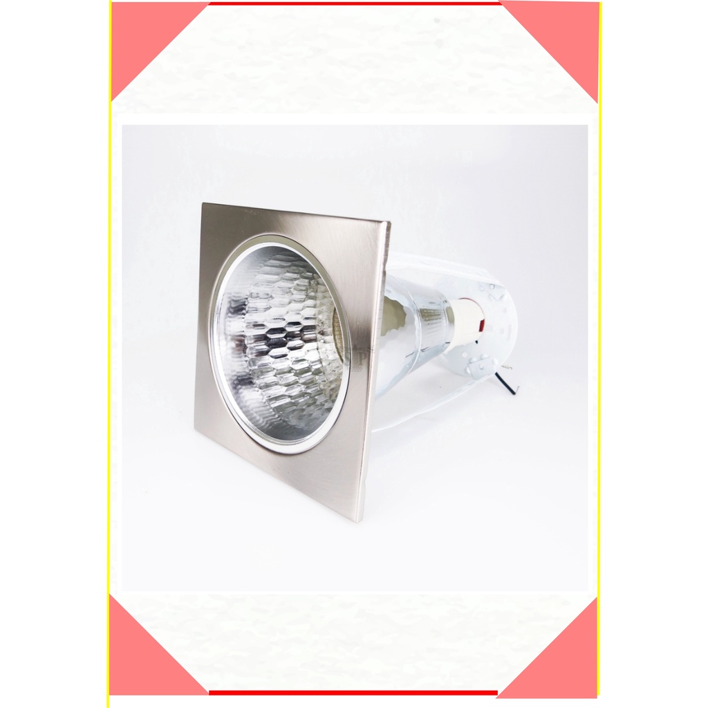 4-inch E27 LED Down Light/Ceiling Light [Recessed Type] Square Casing ...