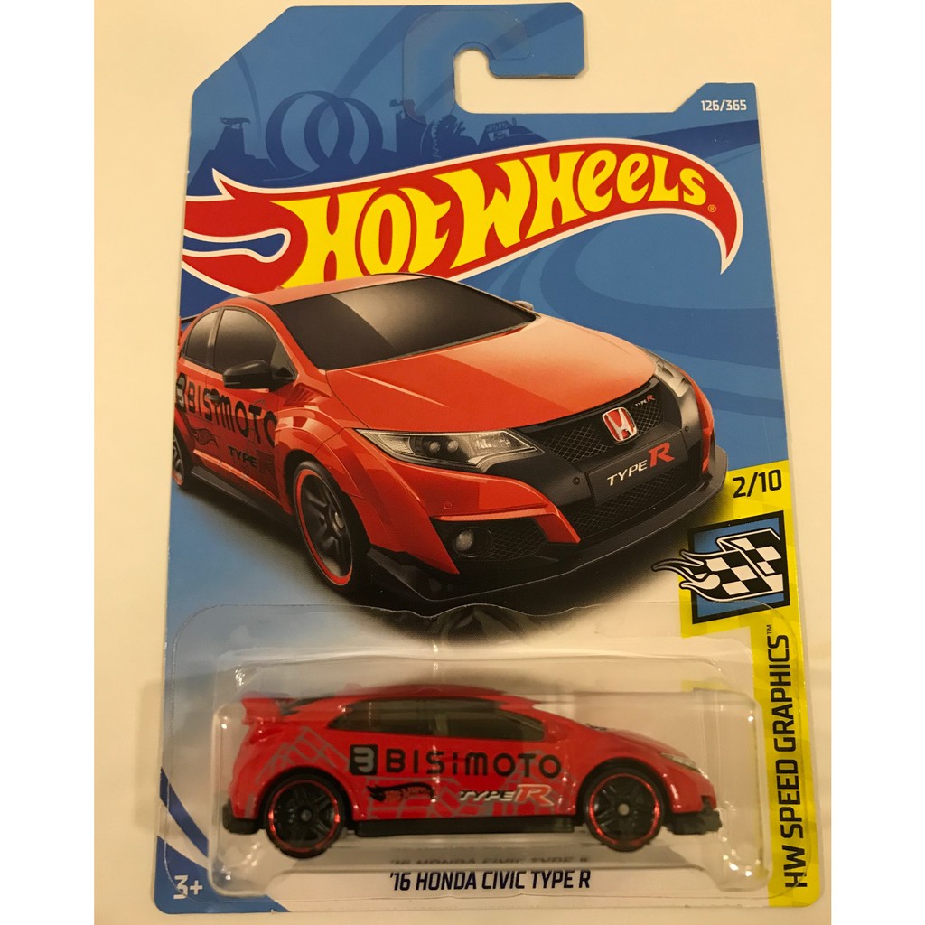 Hot Wheels '16 HONDA CIVIC TYPE R | Shopee Malaysia