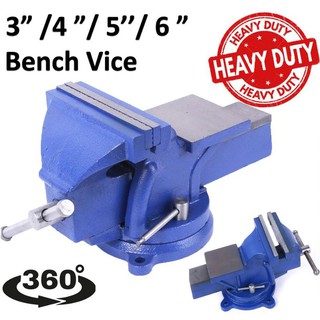 Apit G Clamp 3"/4"/5"/6" Max.Clamp Width Swivel Bench Vice Heavy Duty ...