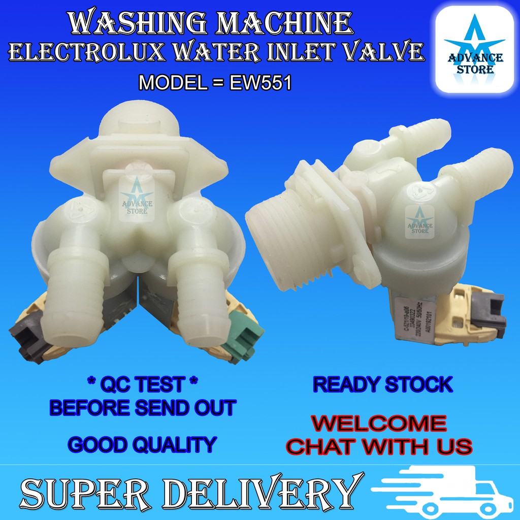 Electrolux Water Inlet Valve Washing Machine EW551 EWF10932 EWF80743 ...