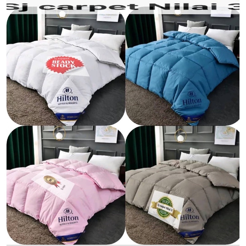 Hilton Quilt Toto Comforter Quilt Premium Hotel Plain Hotel Quality ...