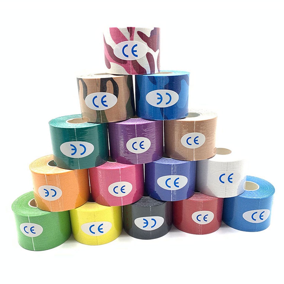 2 Size Kinesiology Tape Athletic Tape Sport Recovery Tape Strapping Gym ...