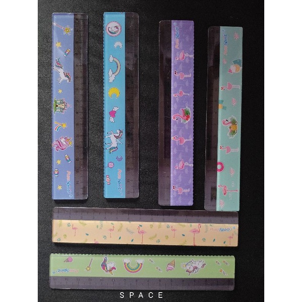 (SPACE WAR) CUTE UNICORN RULER/CUTE FLAMINGO RULER 15CM | Shopee Malaysia