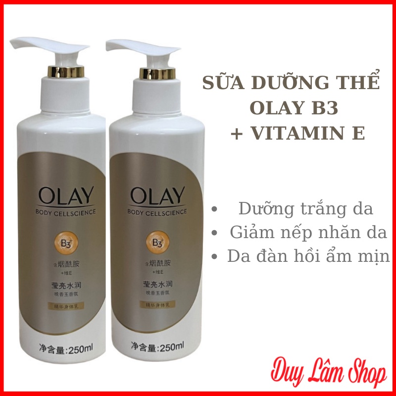 (New Model) OLAY White BODY Lotion B3 + VITAMIN E BODY Whitening ...
