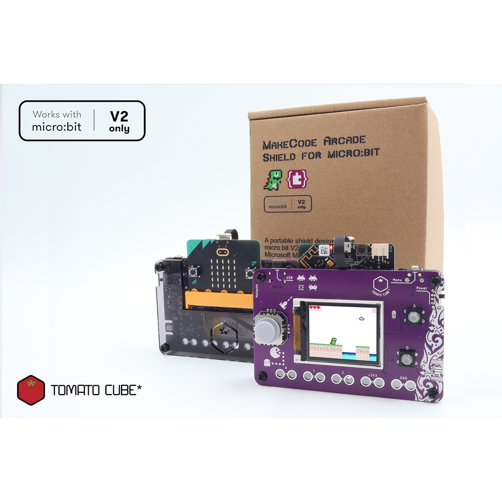 micro:bit v2 MakeCode Arcade Shield - STEM Education | Shopee Malaysia