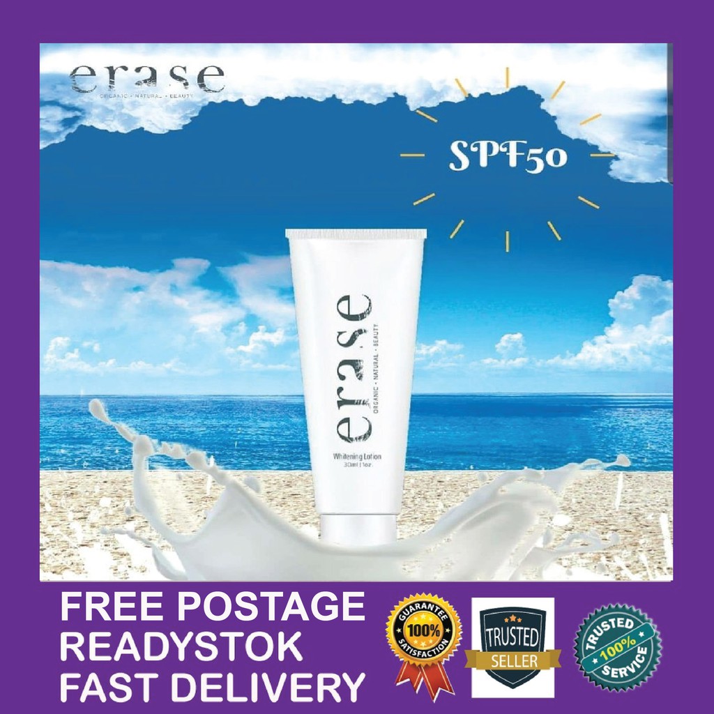 ERASE INSTANT WHITENING MOISTURIZER LOTION WITH HIGH UV PROTECTION ...