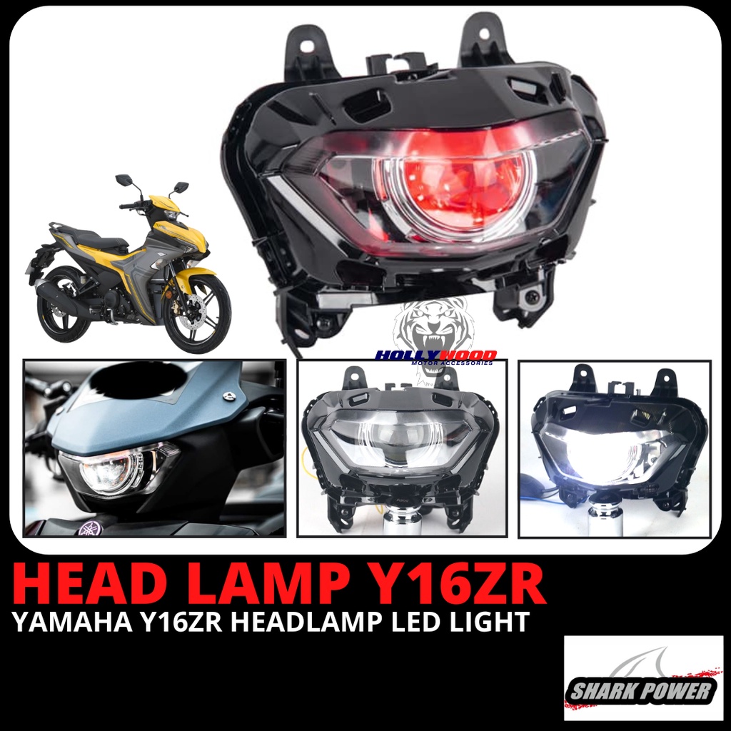 YAMAHA Y16 ZR HEADLAMP ALLIEN EYE HEAD LIGHT MONSTER EYE LAMPU DEPAN ...