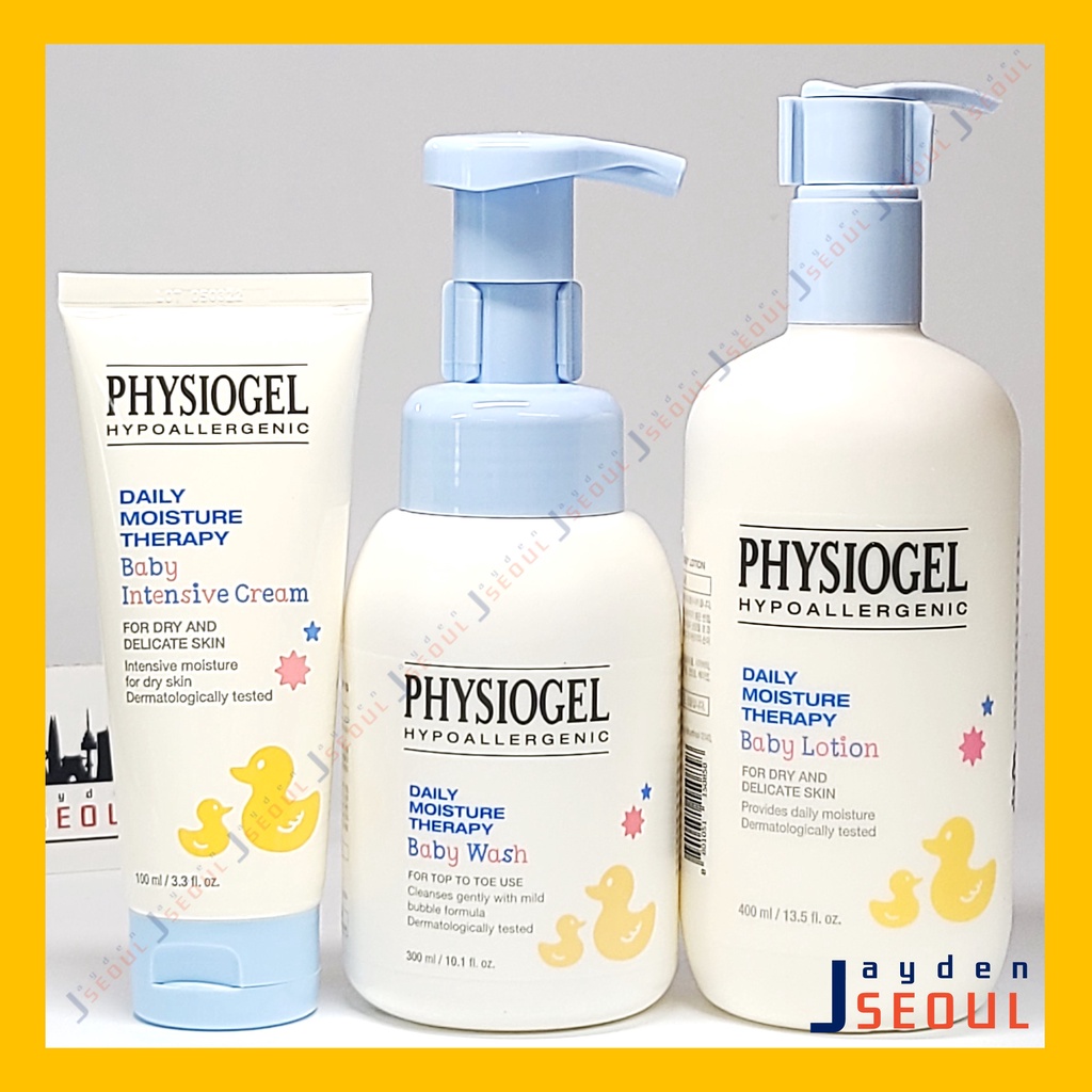 PHYSIOGEL BABY | DMT BABY LOTION, BABY CREAM, BABY WASH (Daily Moisture Therapy Baby Lotion ...