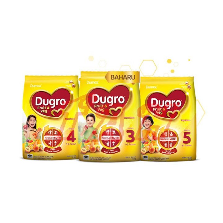 【2Packs】DUGRO FRUIT&VEGE 3/4/5 850G | Shopee Malaysia