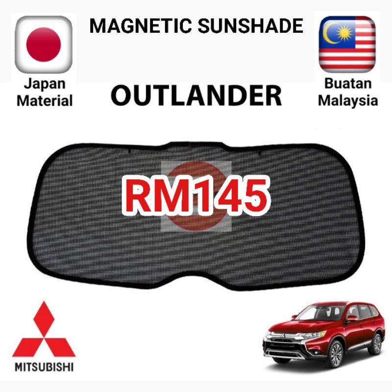 Mitsubishi Outlander 2012-2021 Rear Windscreen Premium Sunshade (1 pc ...