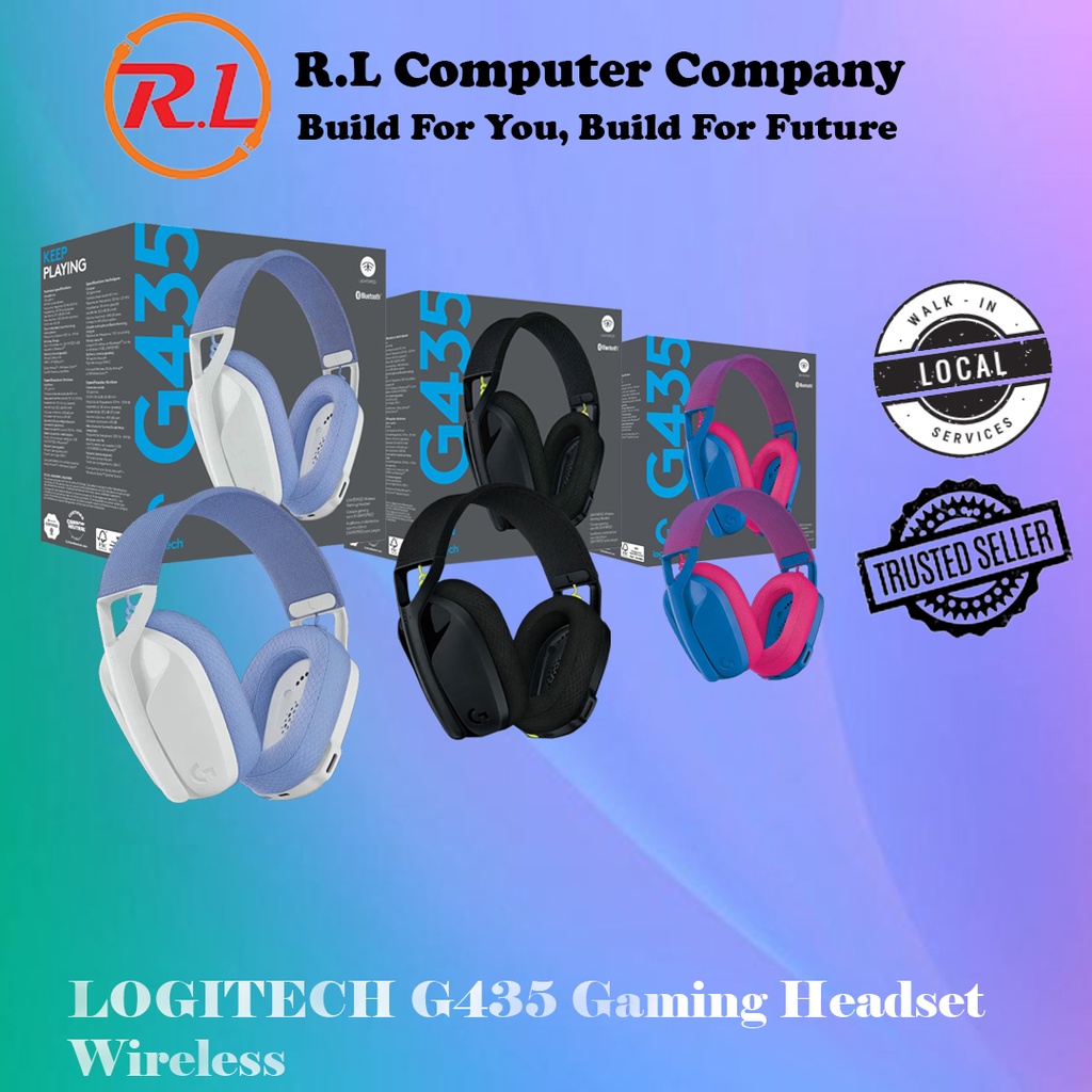 Logitech G435 Gaming Headset | Shopee Malaysia