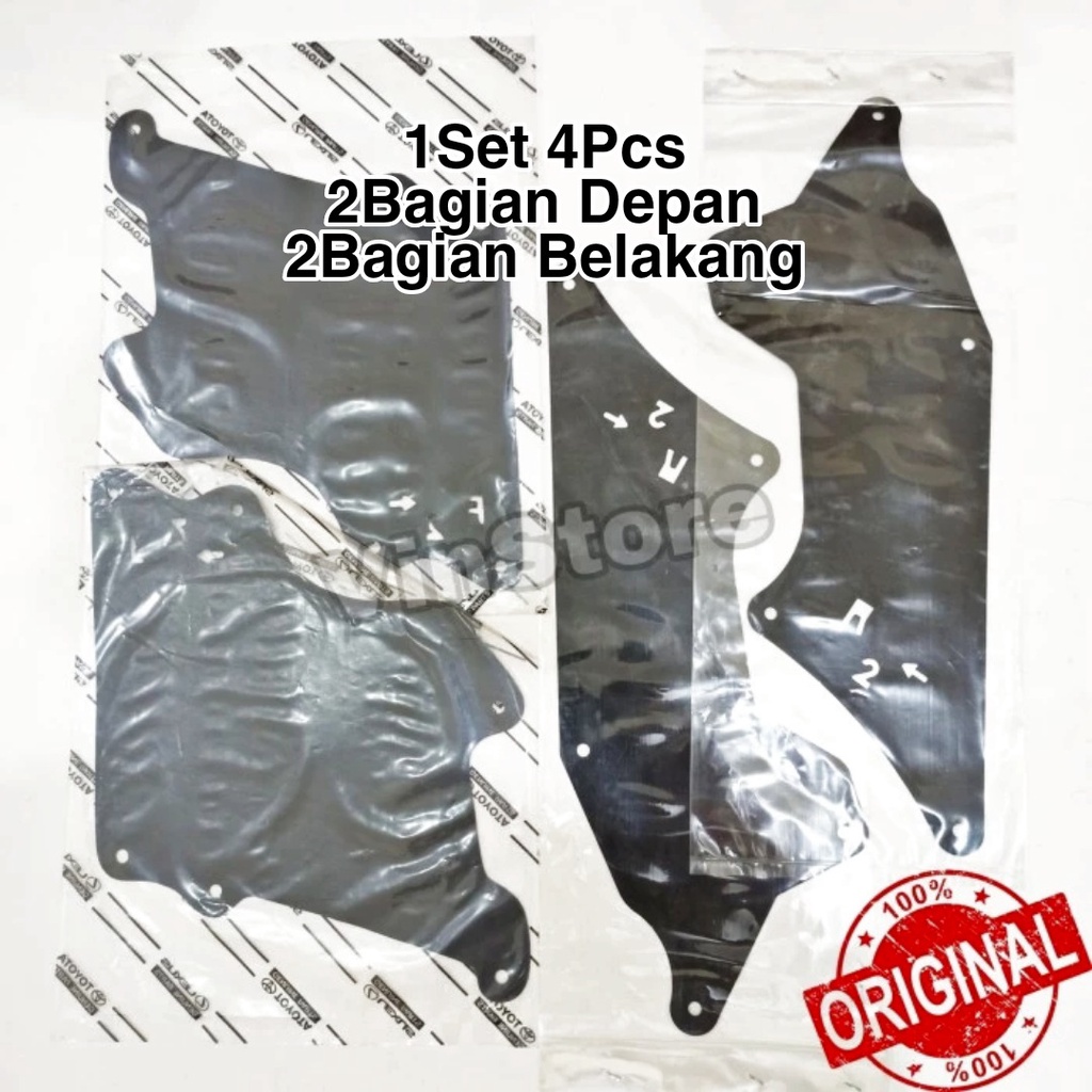 Fender Liner Seal 1Set 4pcs Front Rear Innova Hilux Original Quality ...
