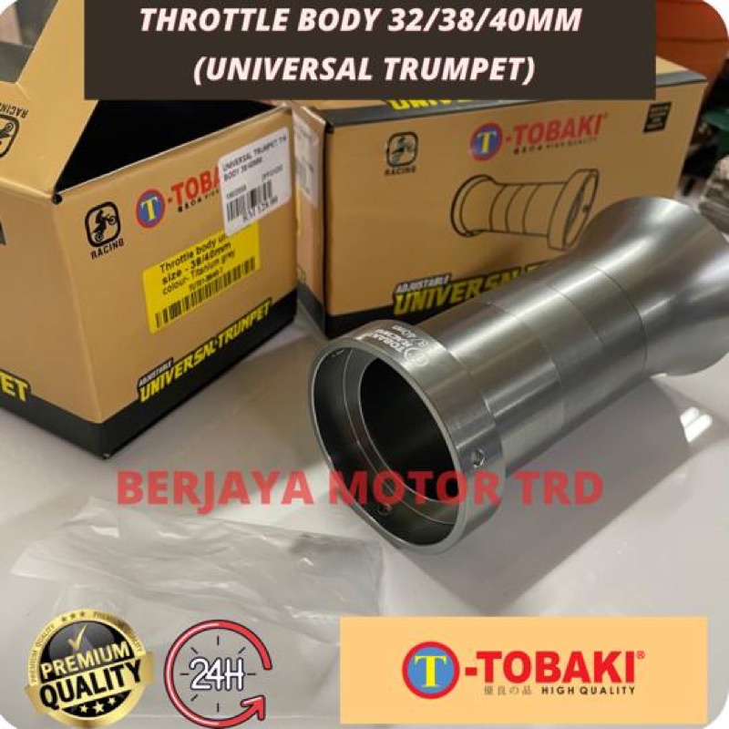 TRUMPET RACING 32/34/36/38/40/42/45mm for (throttle body use)adjustable ...