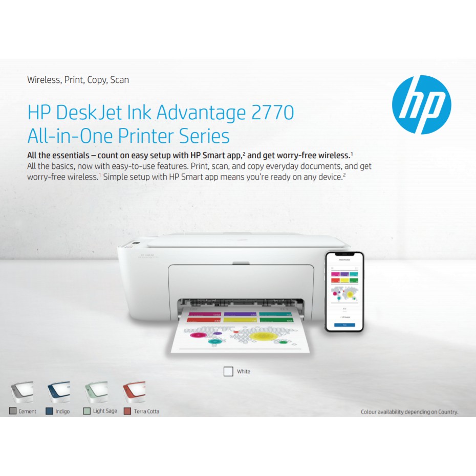 HP DESKJET INK ADVANTAGE 2776 / 2777 ALL-IN-ONE PRINTER | Shopee Malaysia