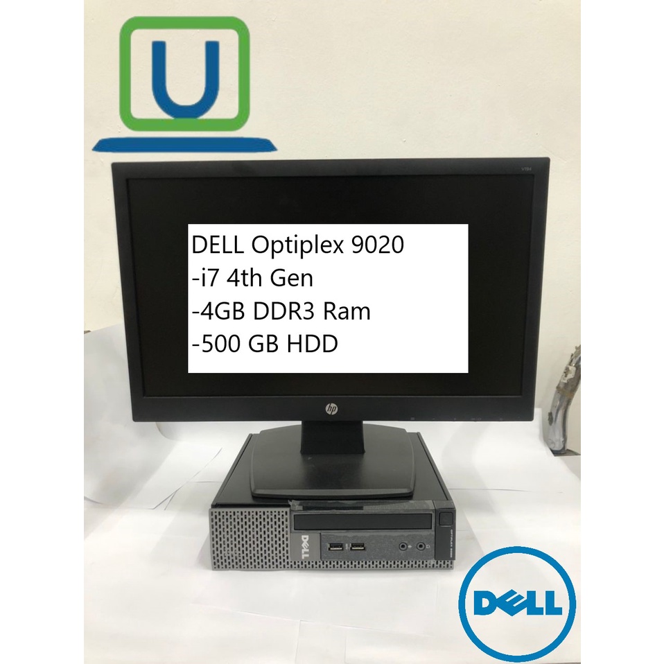 (REFURBISHED) DELL OPTIPLEX 9020/i7 4th Gen/4GB RAM/500 GB | Shopee Malaysia
