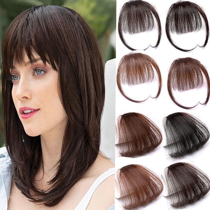 🔥🔥【Rambut Palsu Perempuan/Rambut Palsu】Klip pengembangan bangs udara ...