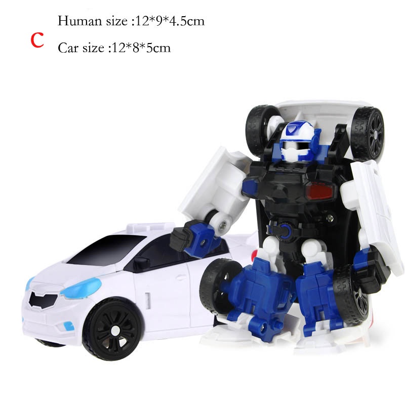 8 Styles Kids Car Controlled Deformation Robot Toys Conversion Toy Car ...