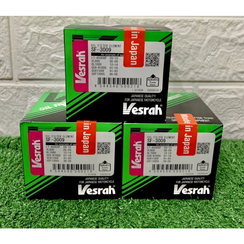Vesrah Oil Filter SF-3009 Made In Japan | Shopee Malaysia