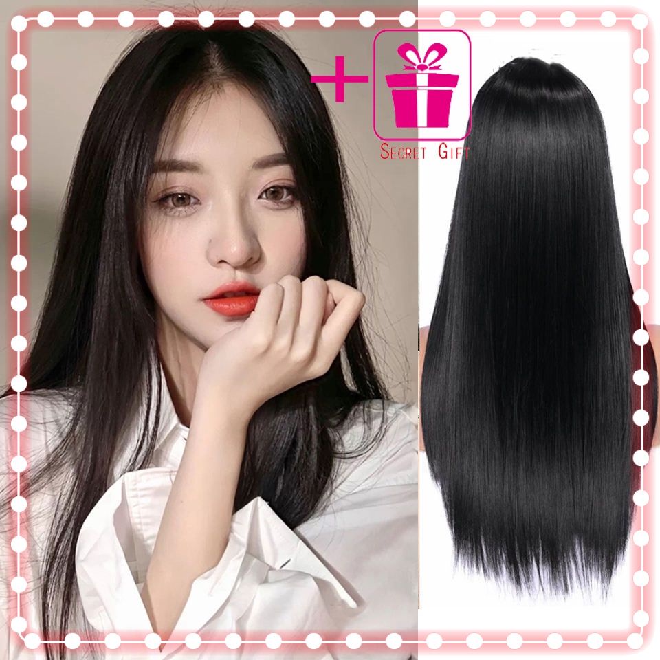 【Rambut Palsu Perempuan/Rambut Palsu】Synthetic Heat Resistant Long ...