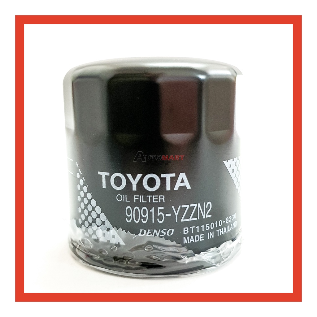 ORIGINAL TOYOTA OIL FILTER 90915-YZZN2 YZZE1 VIOS WISH COROLLA ALTIS ...