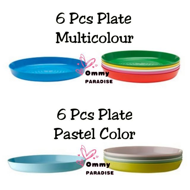 Plate / Pinggan (6 Pcs) | Shopee Malaysia