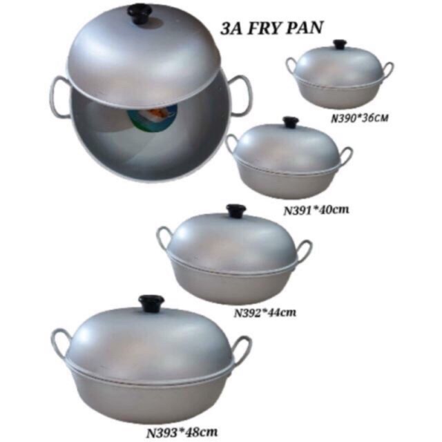 💥READY STOCK💥KUALI DONUT DEEP FRY ALUMINIUM / KUALI GORENG PISANG ...