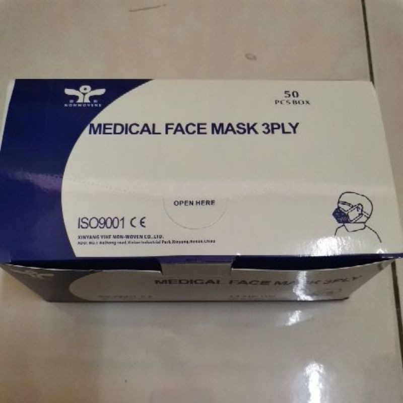 3PLY Medical Face Mask (50pcs) | Shopee Malaysia
