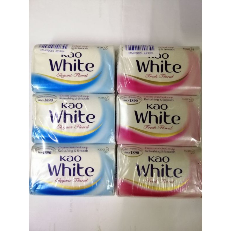 Kao White Soap 3x130g (Elegant Flora/Fresh Floral) | Shopee Malaysia