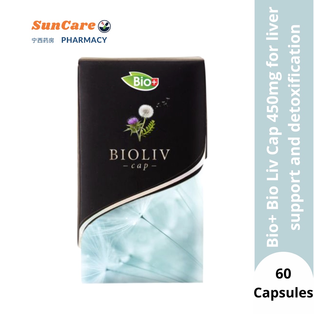 Suncare Pharmacy Bio+ Bio Liv Cap 450mg 60 Vegetative Capsules (EXP ...