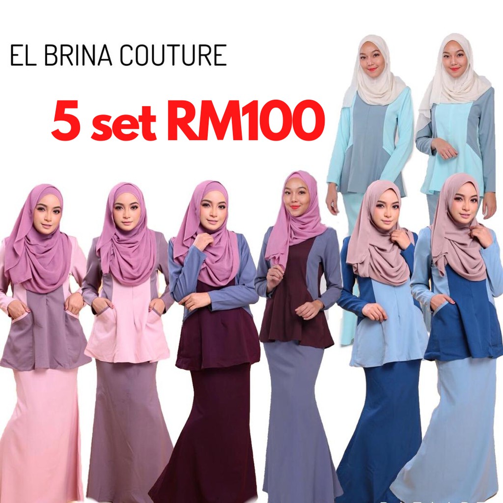 🔥Baju Raya Mix Coco Kurung 🔥 | Shopee Malaysia