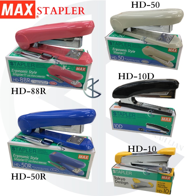 *Original* Max Stapler / Staplers ( HD-88R / HD-50R / HD-50 / HD-10D / HD-10 ) | Shopee Malaysia
