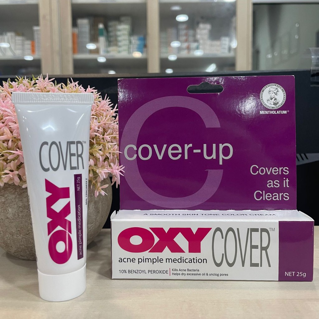 Oxy 5 Regular / Oxy 10 Maximum / Oxy Cover Acne Pimple Medication (10g ...