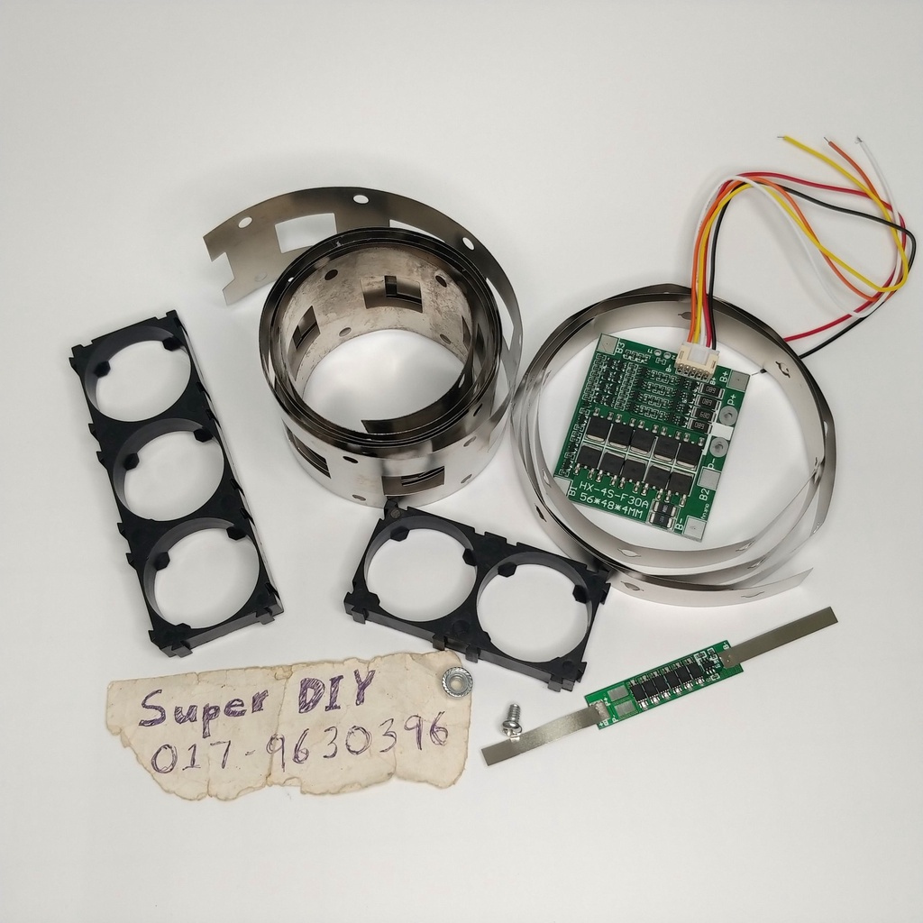 LifePO4 32650 BMS solar nickel connection holder Package LFP Lithium ...