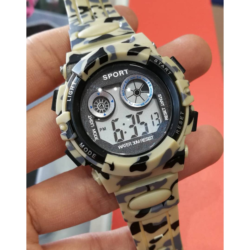 SPORTS DIGITAL CAMO MEN'S WATCHES MEN'S DIGITAL JSA 05092019 002 ...