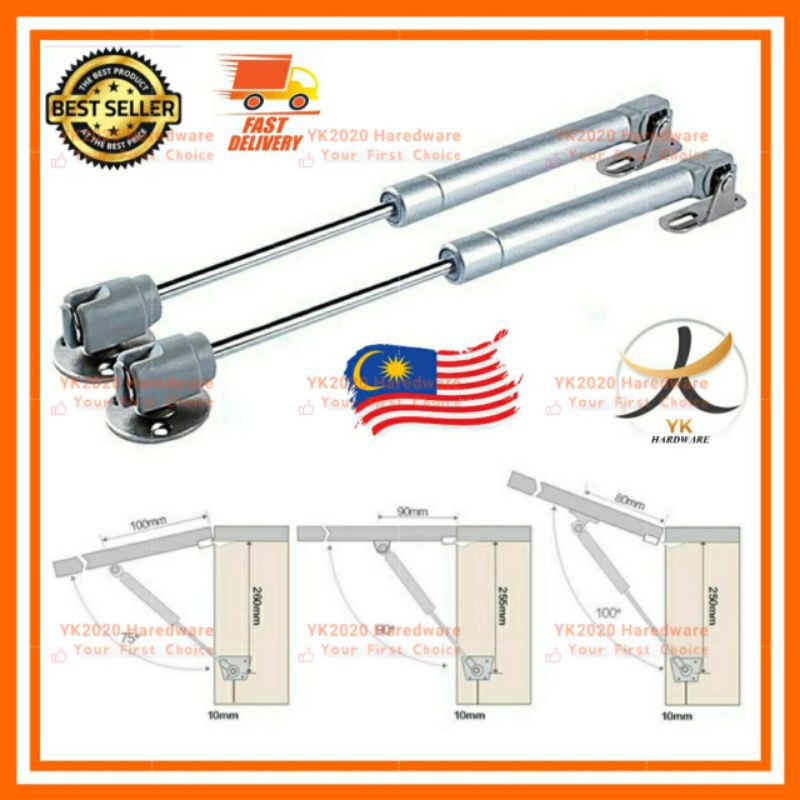 YK Gas Spring (Lift Up) Gas Pop Gas Strut Gas Shocks Toy Box Lift ...