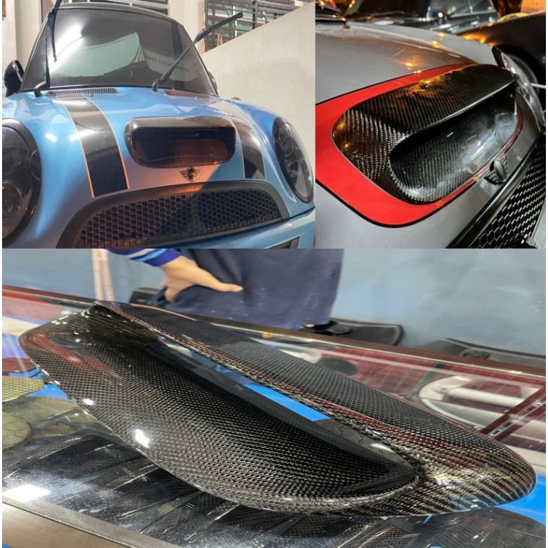 mini cooper r53 Fiber Glass bonnet scoop air vent hood | Shopee Malaysia