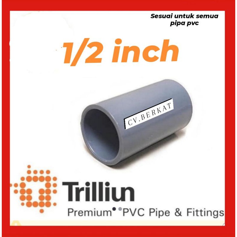 Pvc Pipe sok/socket 1/2" TS - Connecting sok/socket pipe 1/2" TS ...