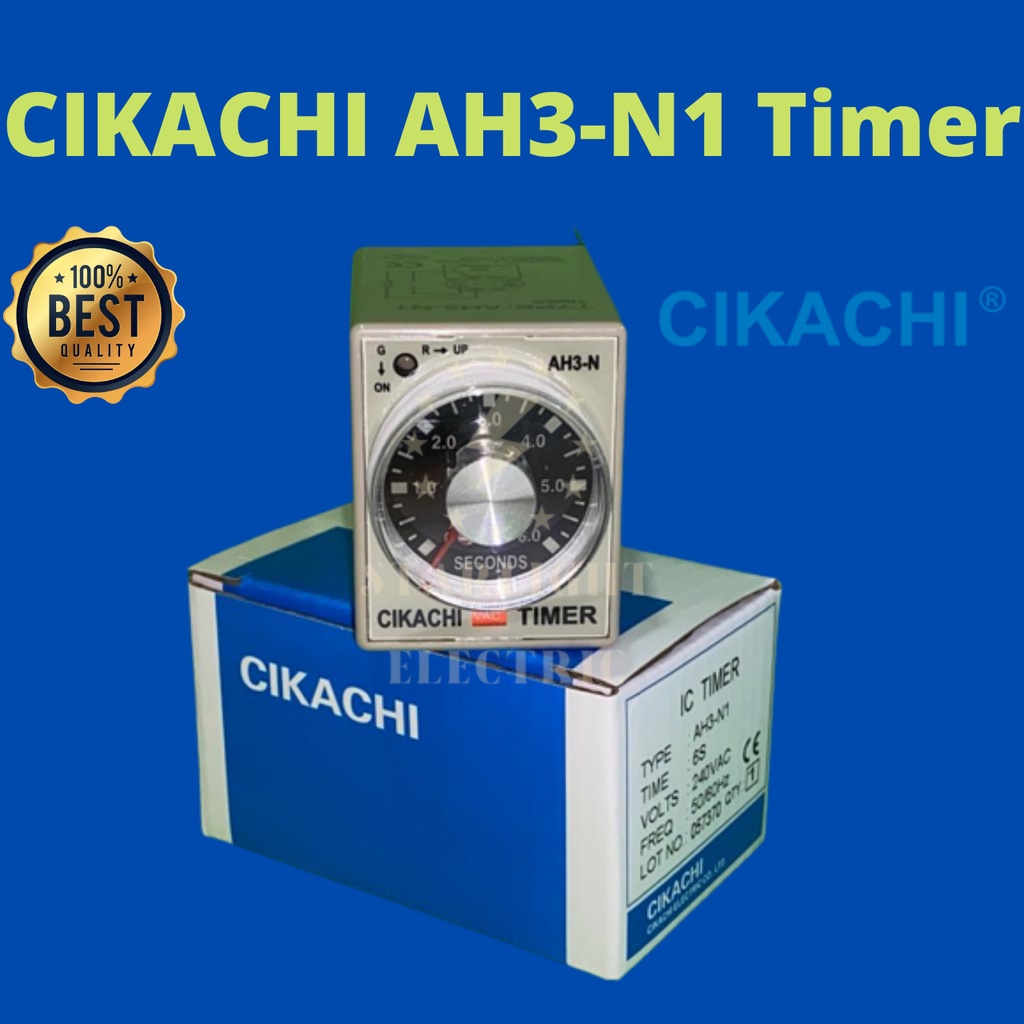 (CKC)CIKACHI AH3-N1 TIMER SINGLE CONTACT TIMER 10s/30s/60s/10m/30m/60m ... (CKC)CIKACHI AH3-N1 TIMER SINGLE CONTACT TIMER 10s/30s/60s/10m/30m/60m ...