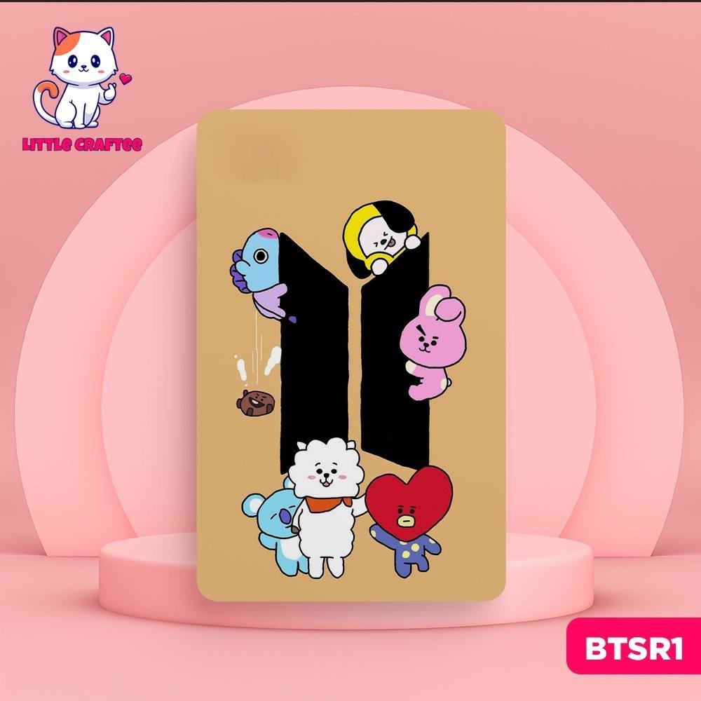 BTS21 [Series 1] -TnG Card Sticker Cover (Waterproof, High Quality ...