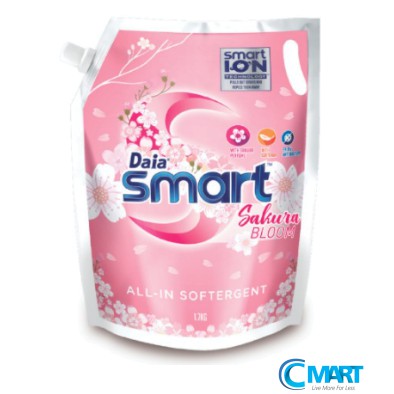 Daia Smart Sakura Bloom Detergent Liquid Refill Pack 1.7KG | Shopee ...