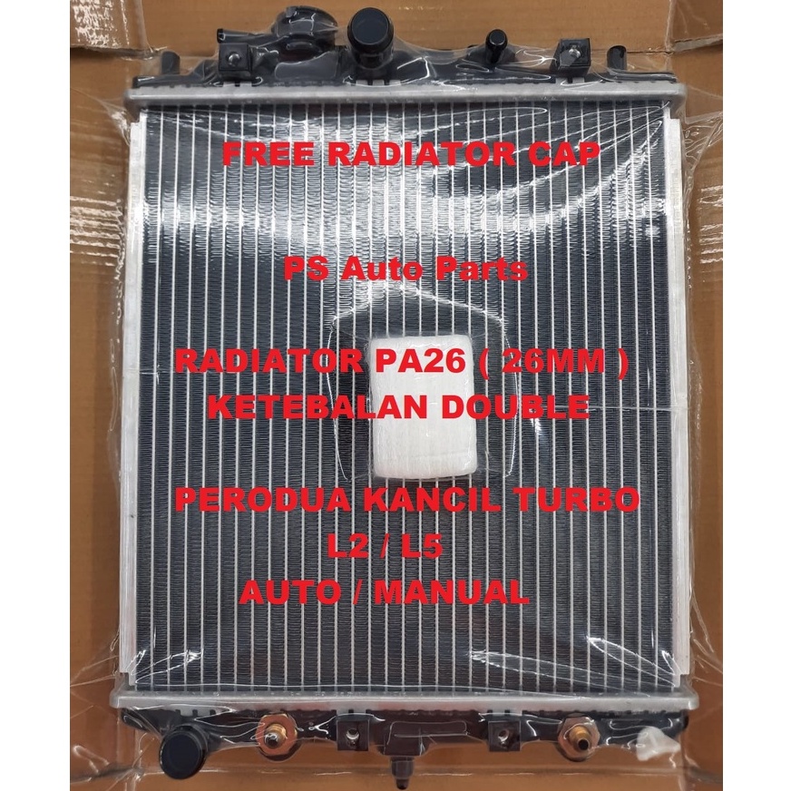 ( FREE CAP ) Radiator Kancil Turbo L2 / L5 Auto / Manual Tangki Air ...