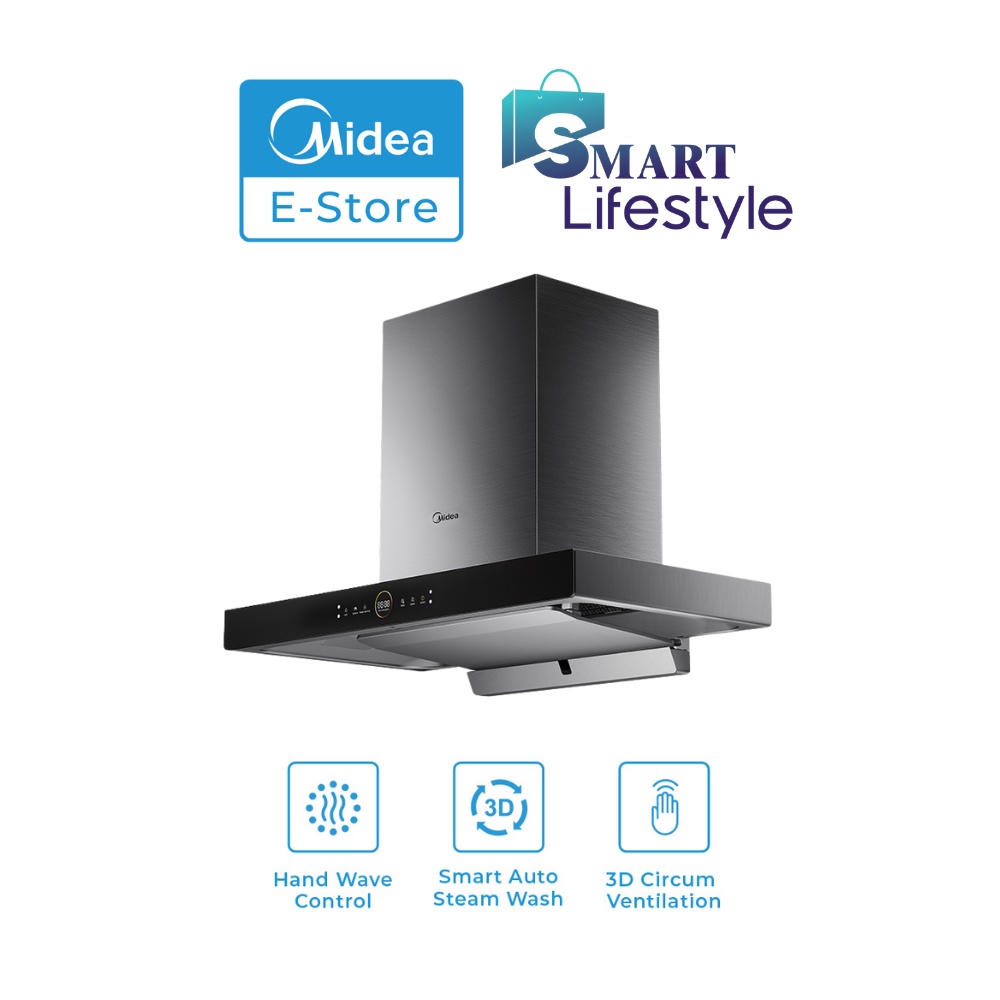 [FREE SHIPPING] Midea Cooker Hood Duct Out Only MCH-90M80AT | Shopee ...