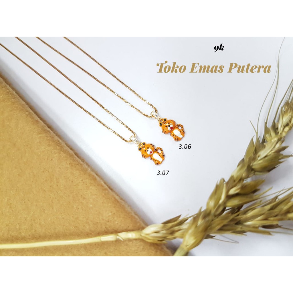 Fancy Model Necklace for Children (8k genuine gold) | Shopee Malaysia