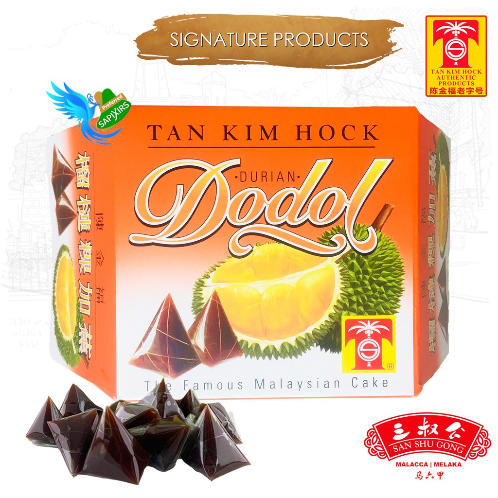 TAN KIM HOCK DURIAN DODOL (Triangular) | DODOL DURIAN Tan Kim Hock | 陈金福榴莲粿加蕉 | Melaka | 马六甲 ...