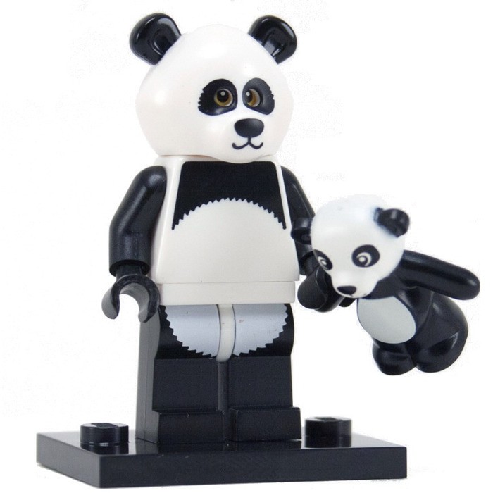 Lego Minifigures 71004-15 Panda Guy | Shopee Malaysia